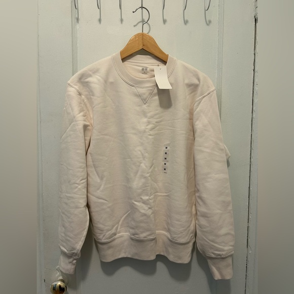 Uniqlo | Tops | Uniqlo Offwhite Crewneck Sweater | Poshmark
